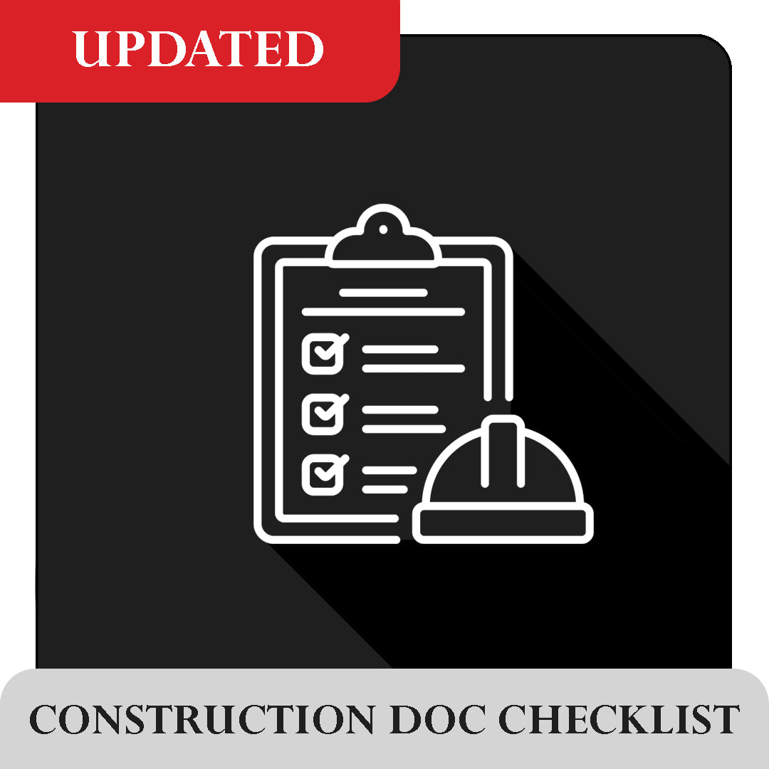 Construction Drawings Checklist – David Tomic